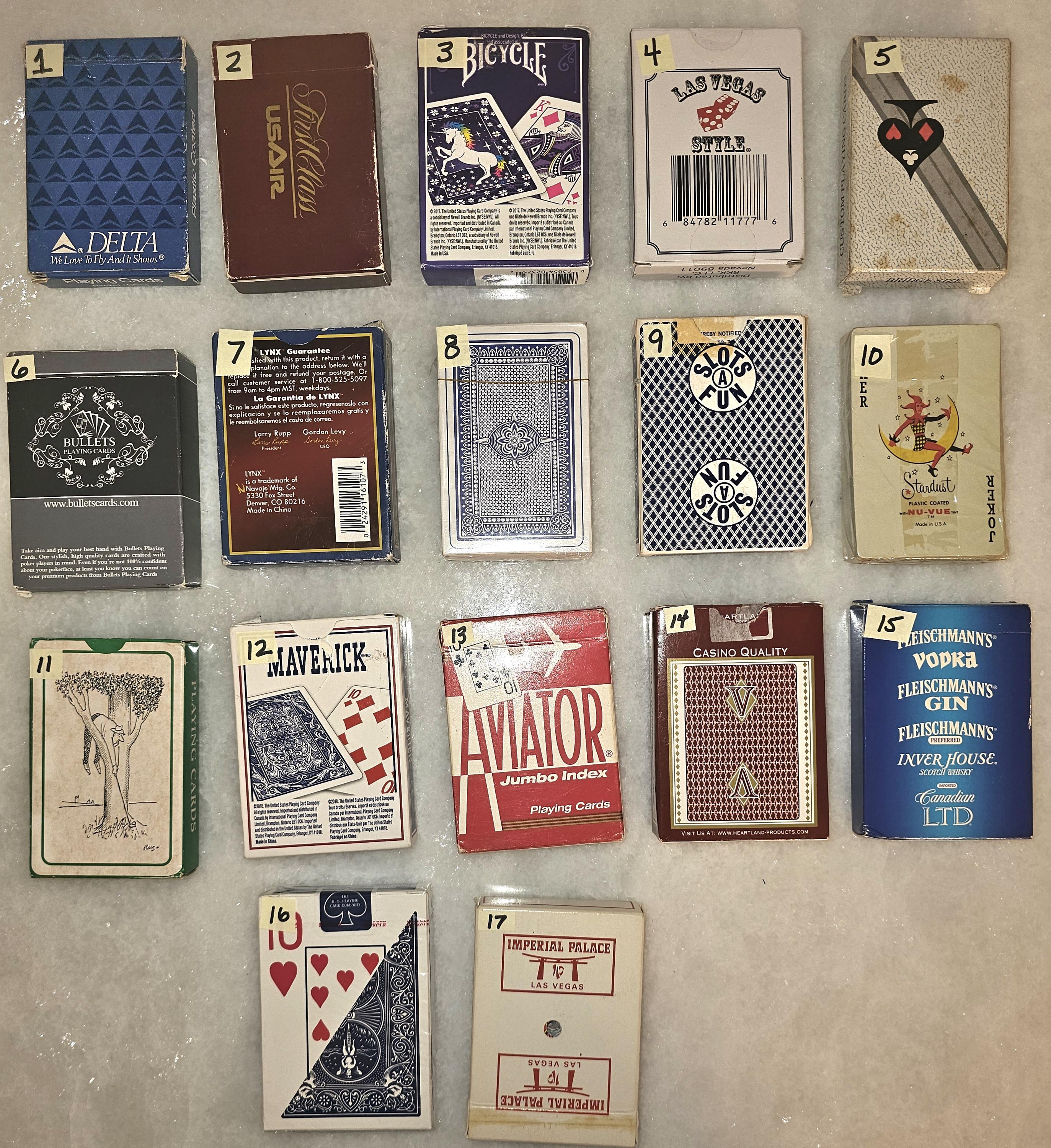 Vintage Full Decks of Playing Cards. - Etsy