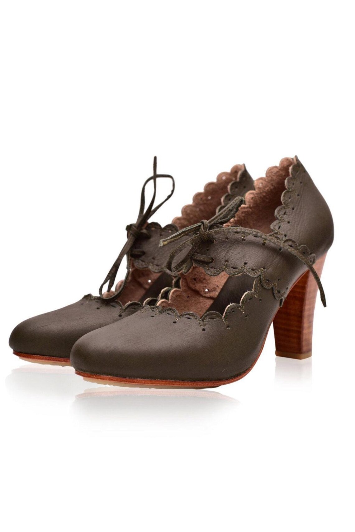 Paradise Bird Leather Heels - Etsy