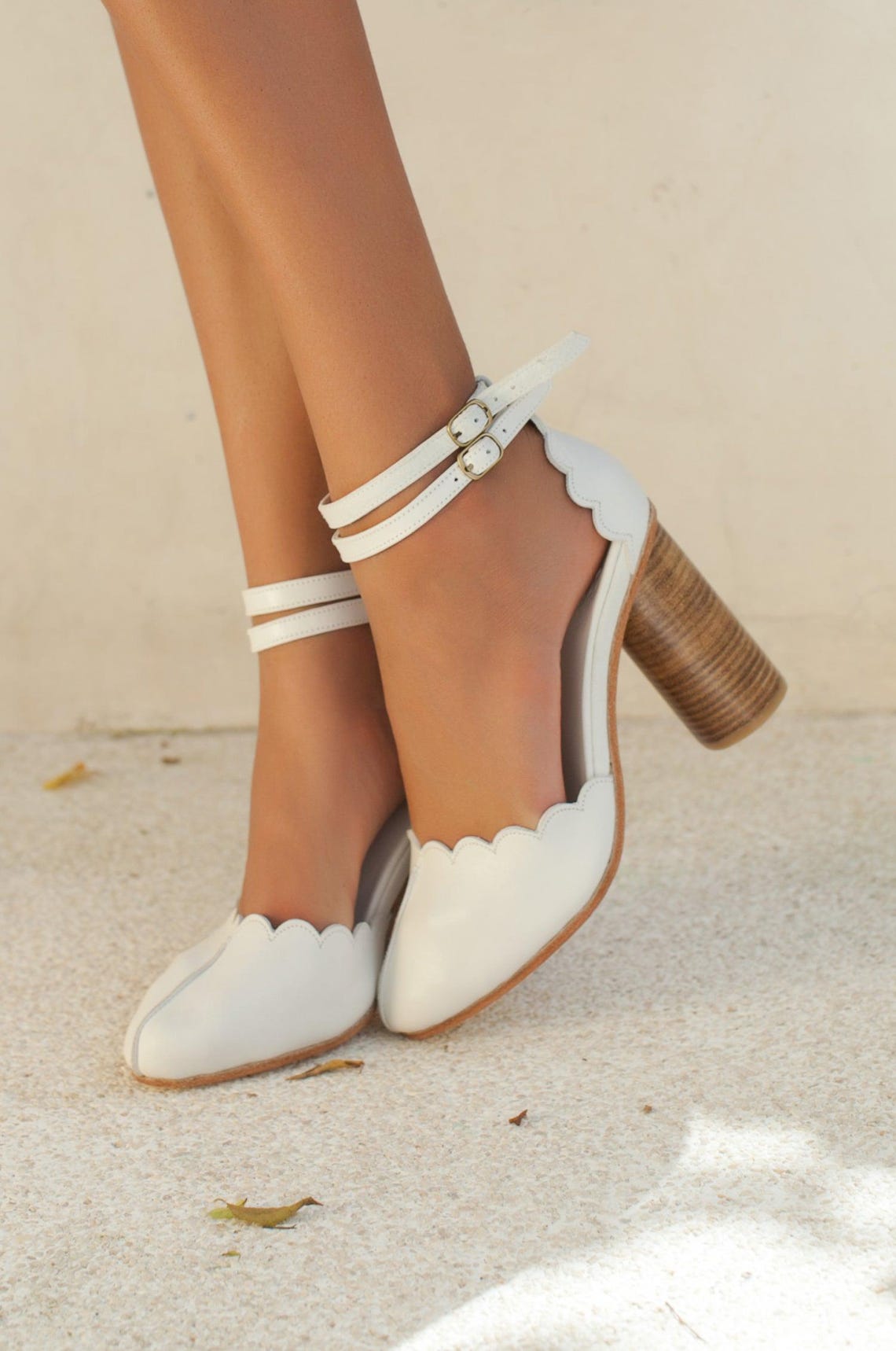 Flamingo Leather Heels - Etsy