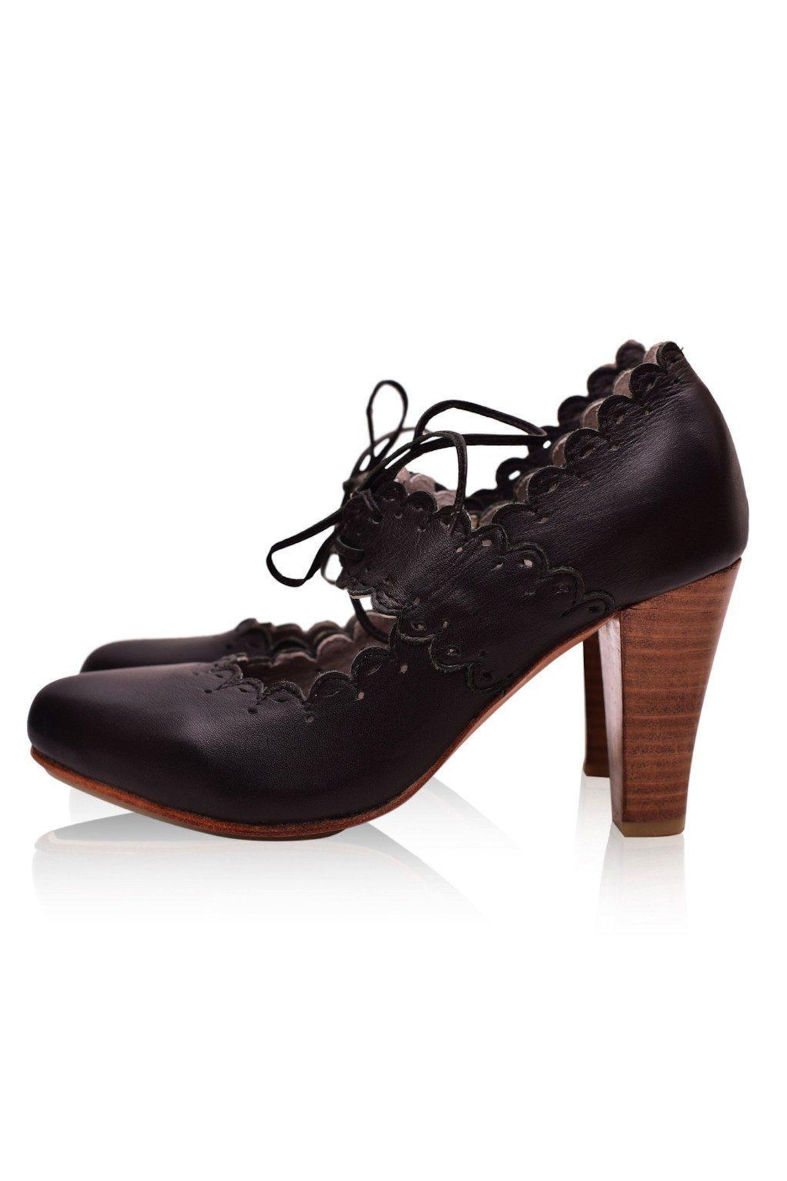 Paradise Bird Leather Heels - Etsy