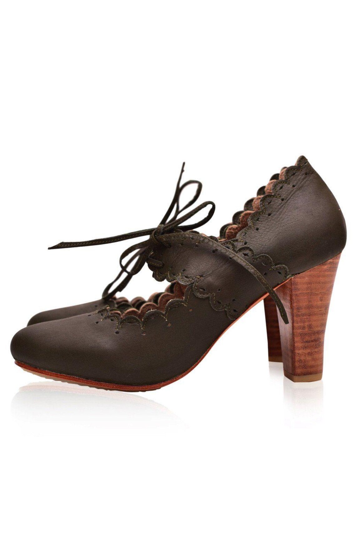 Paradise Bird Leather Heels - Etsy