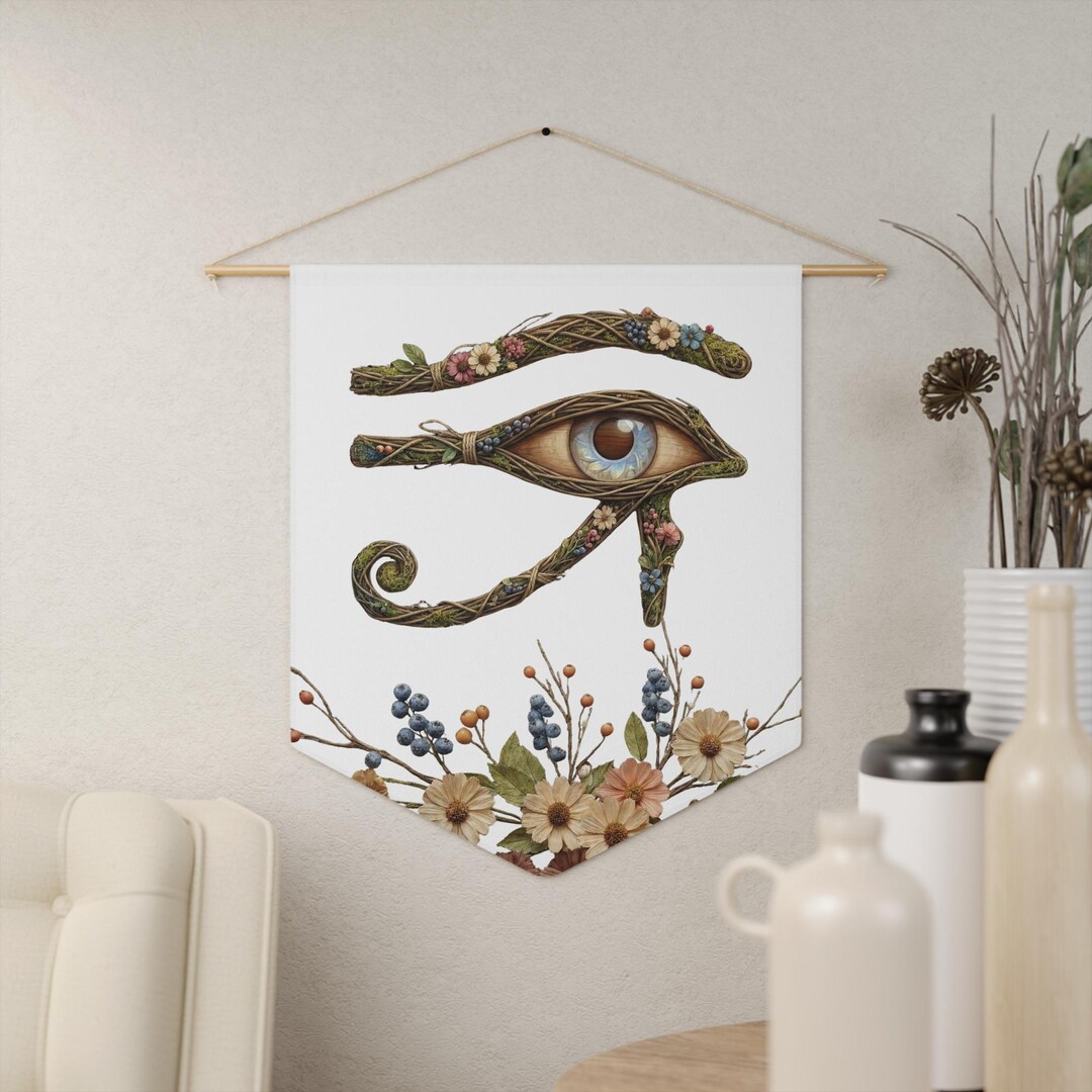 Eye of Horus Pennant | Egyptian Symbol, Ancient Protection Wall Banner ...