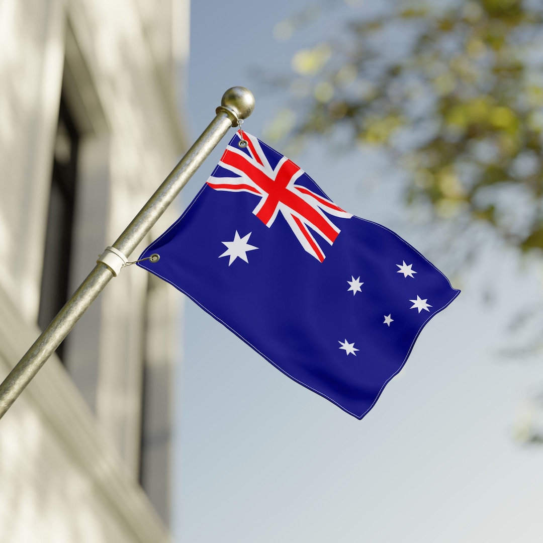 Australia Flag Union Jack Commonwealth Star Southern Cross Oceania ...
