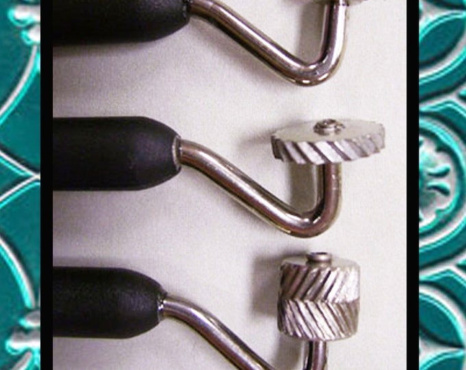 Metal Embossing Tools - 3 Texture Wheels to Play With - Wheel Set C ...