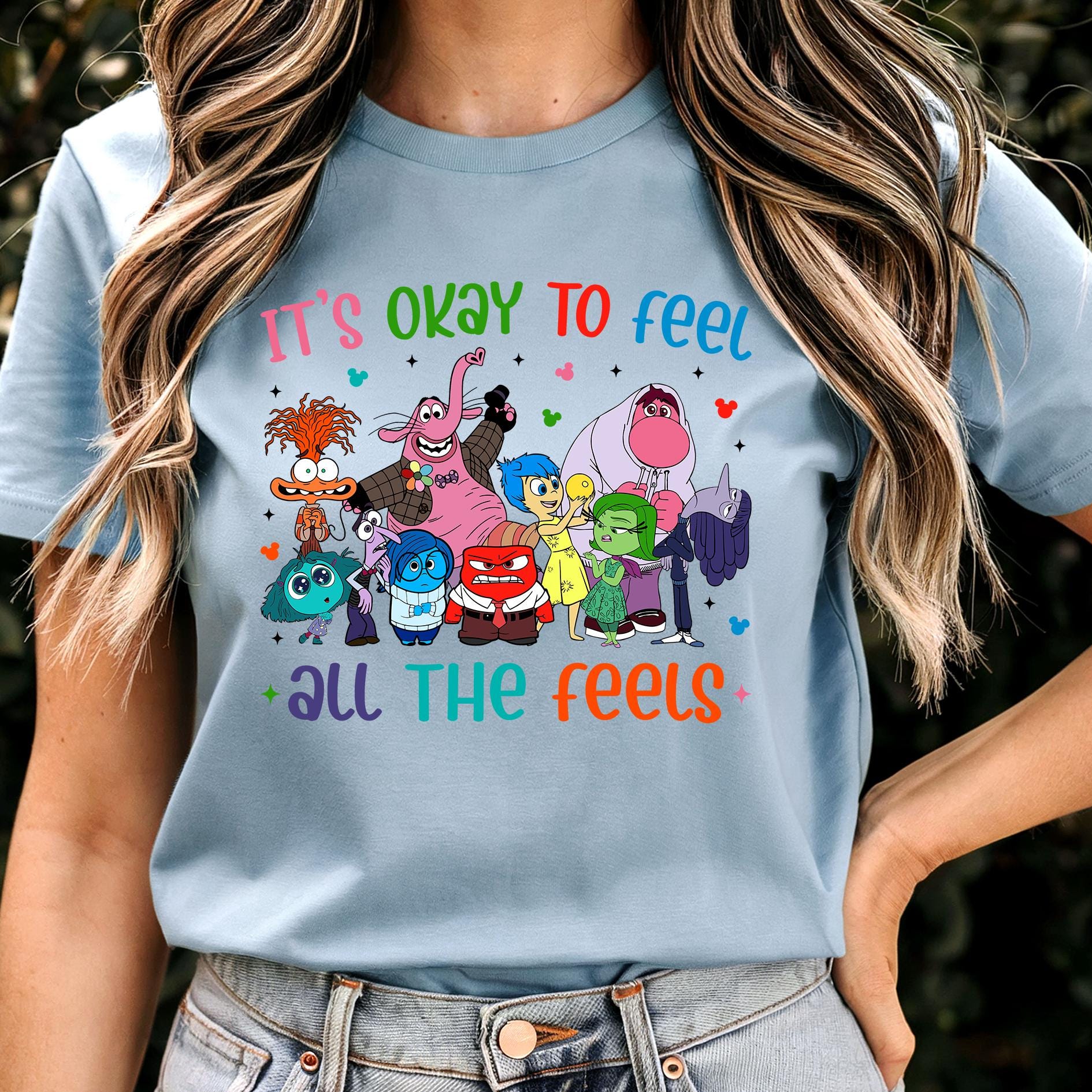 Cartoon Emotions Friends DTF Transfer, It's Okay to Feel All the Feels ...