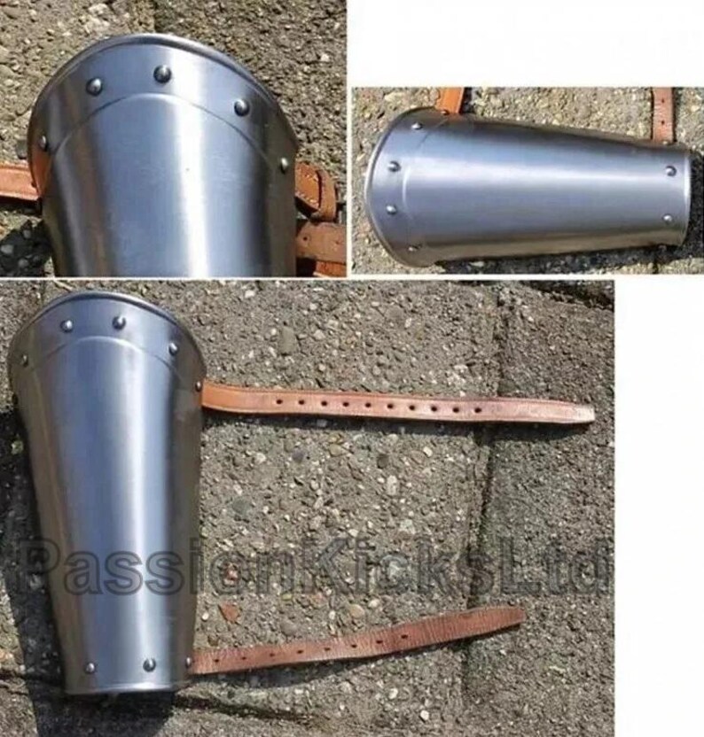 Medieval Arm Guard Bracers Steel Armor Knight Pair of Bracers | LARP ...