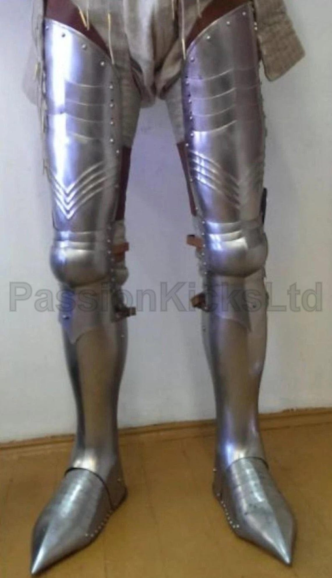 Gothic Knight Leg Armor Set | Medieval Steel Plated Cuisses and ...