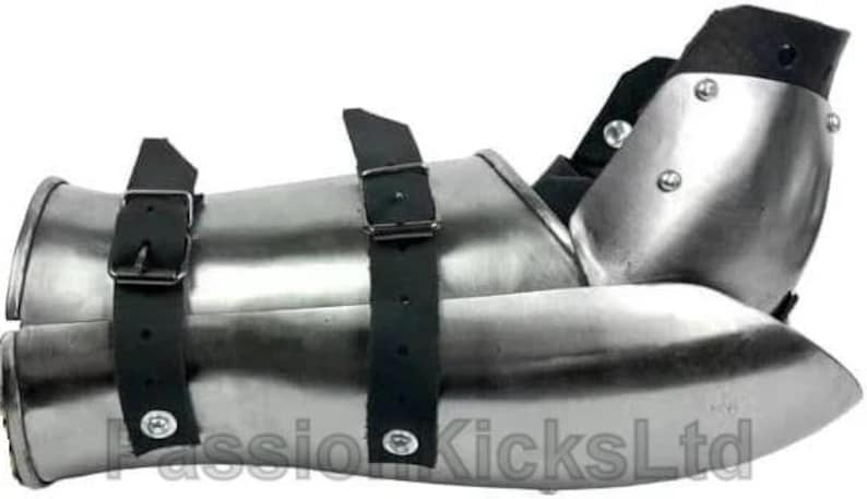 LARP Medieval Arm Armor Steel Bracers With Elbow Caps | Cosplay Costume ...