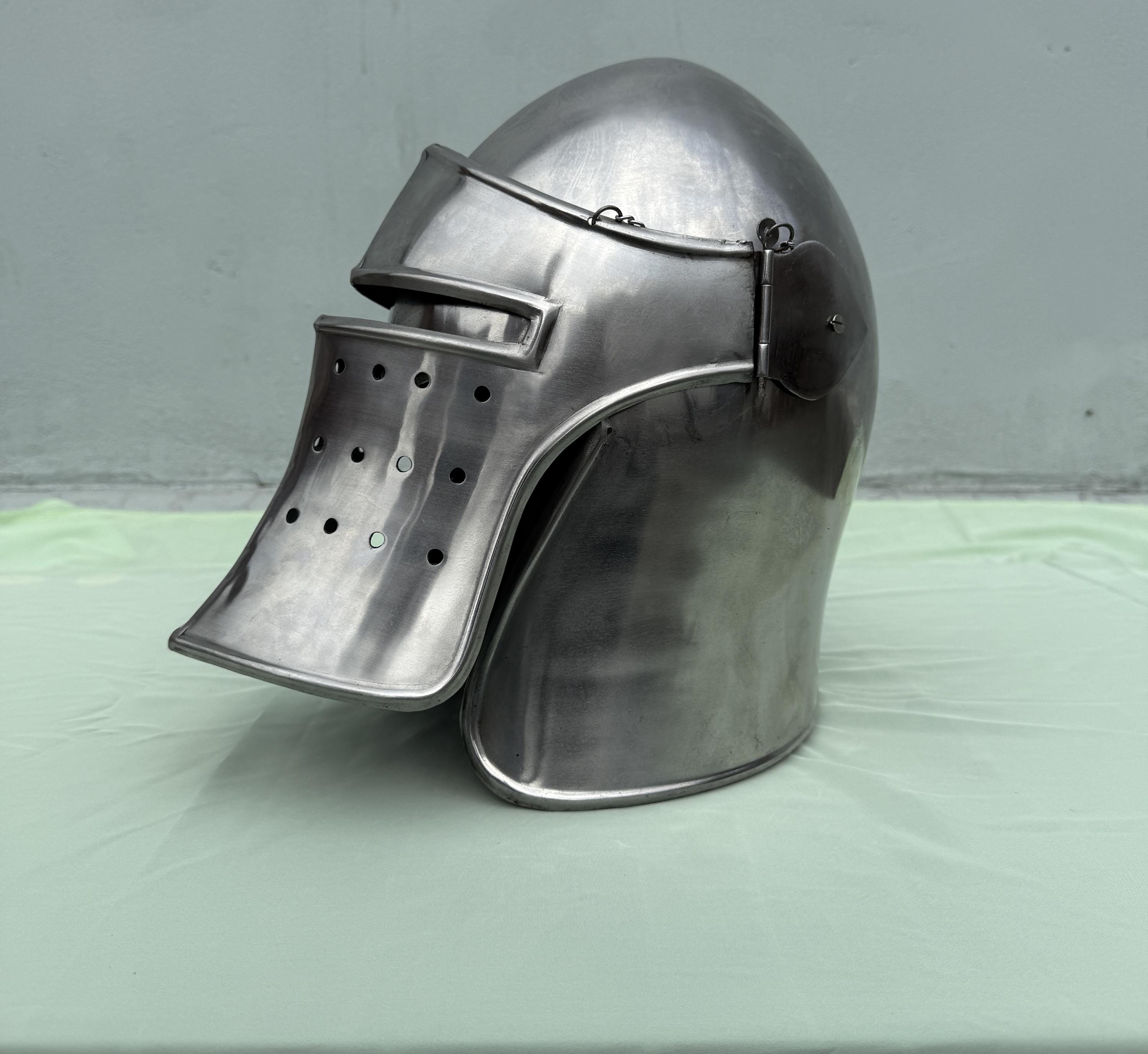 Medieval Armor Barbute Helmet | LARP Warrior Barbuta Armor Reenactment ...