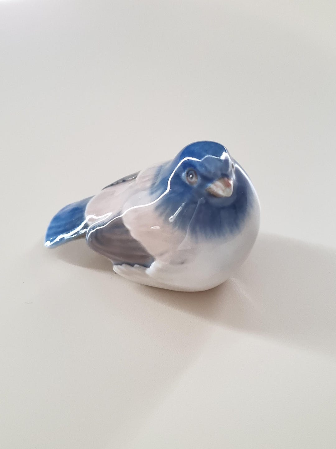 Royal Copenhagen Porcelain Bird Figurine #483 – Vintage Blue Songbird ...
