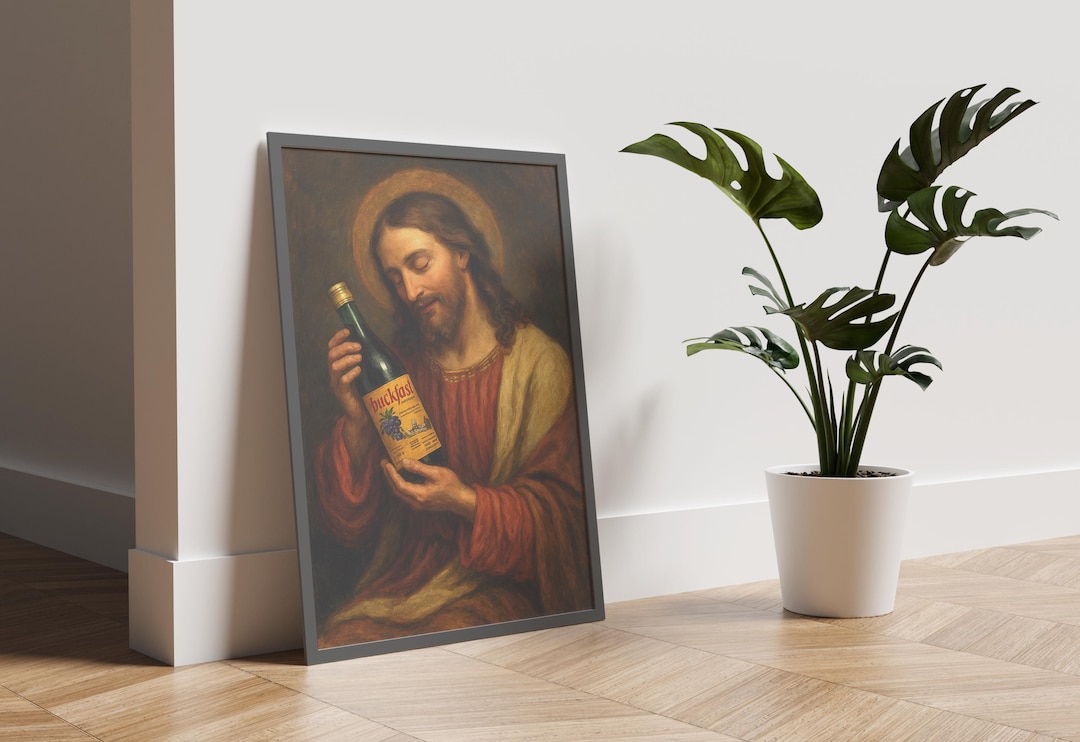 Funny Buckfast Holy Water Poster: Scottish Humor Wall Art - Etsy