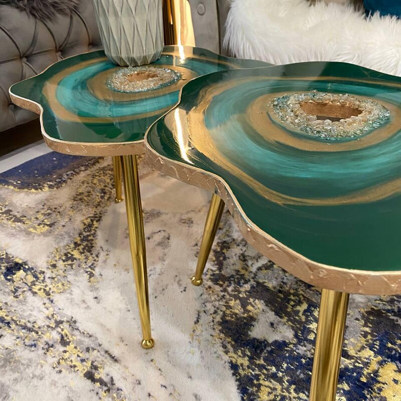 Geode Table - Etsy