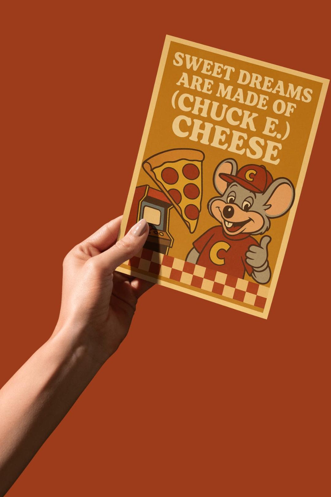 Chuck E. Cheese Print - Etsy