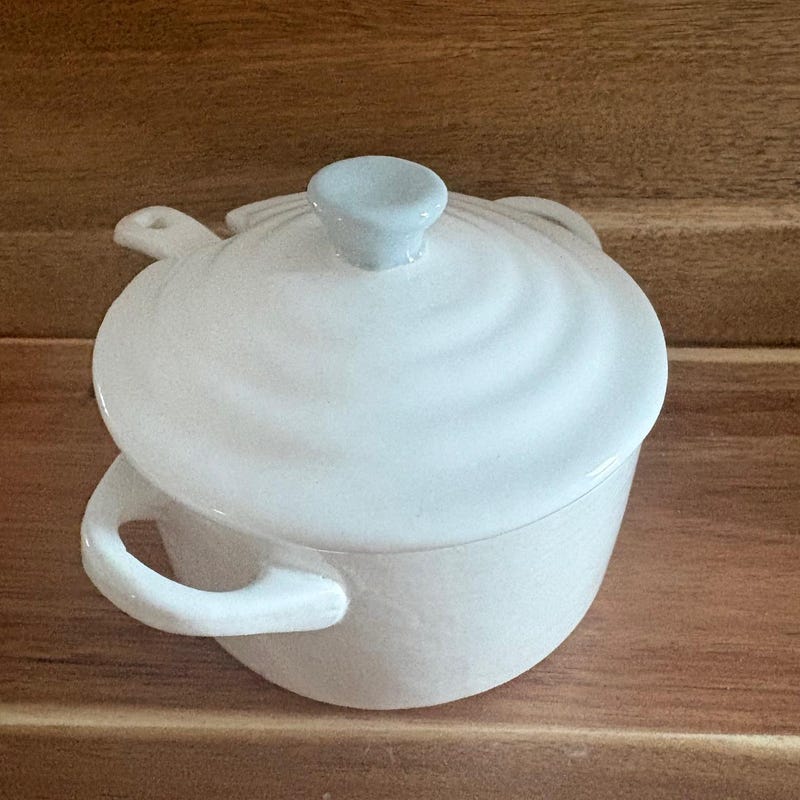 Ceramic Salt Pig Orange - Etsy