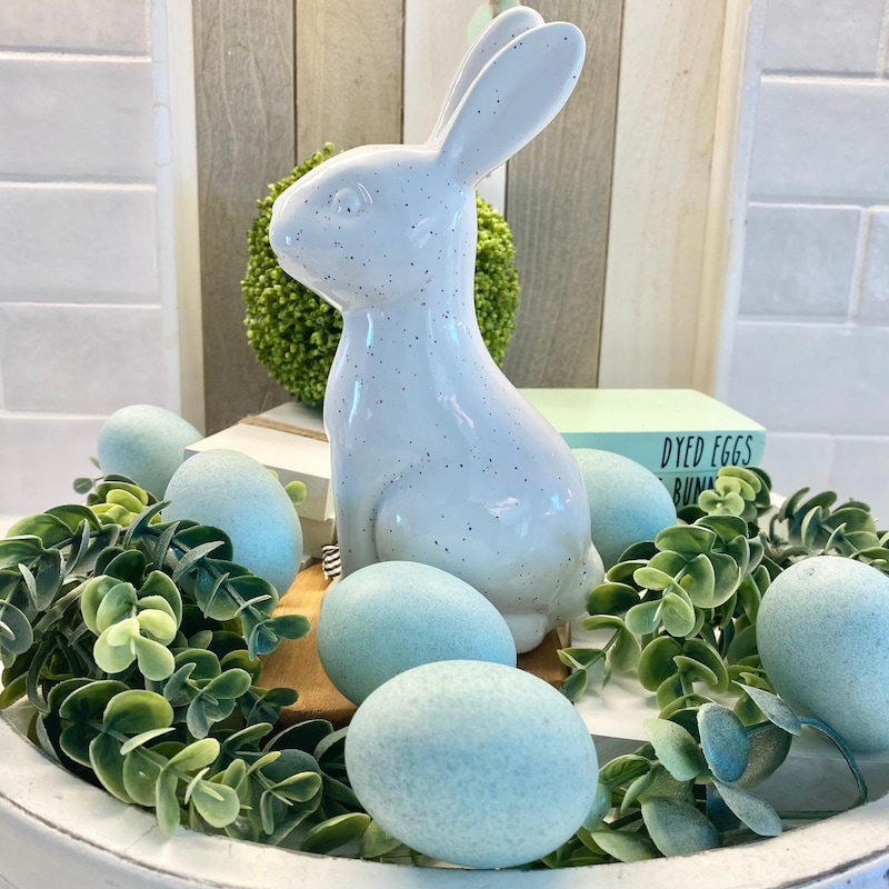 Porcelain Rabbit Statues - Etsy