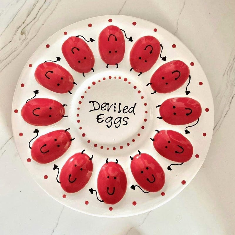 Deviled Egg Plate - Etsy