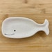 Whale Spoon Rest Small Coastal Beach House Gift Ceramic Nautical ...