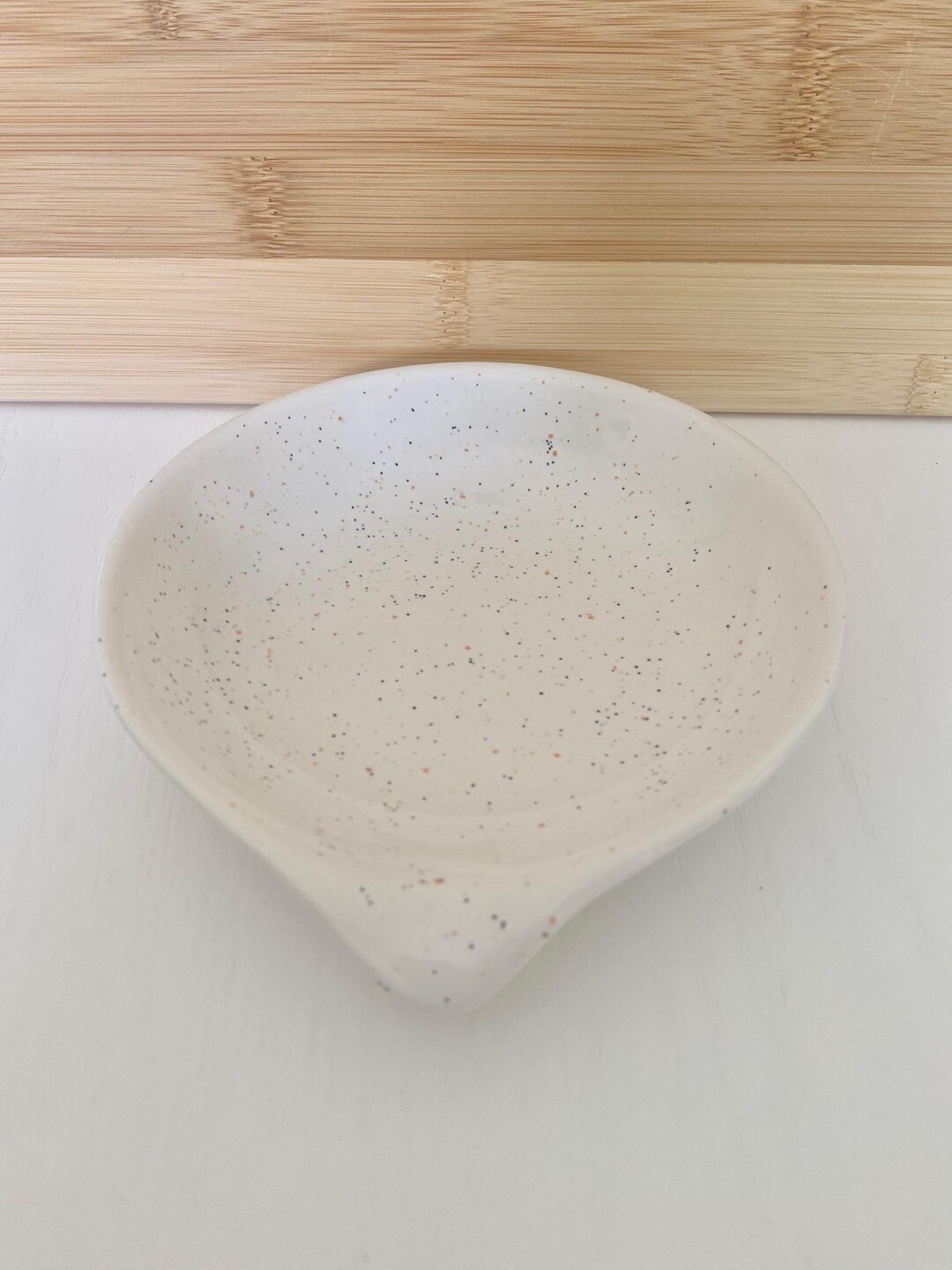 Spoon Rest Ceramic Kitchen Counter Saver Spoon Holder Pottery ...