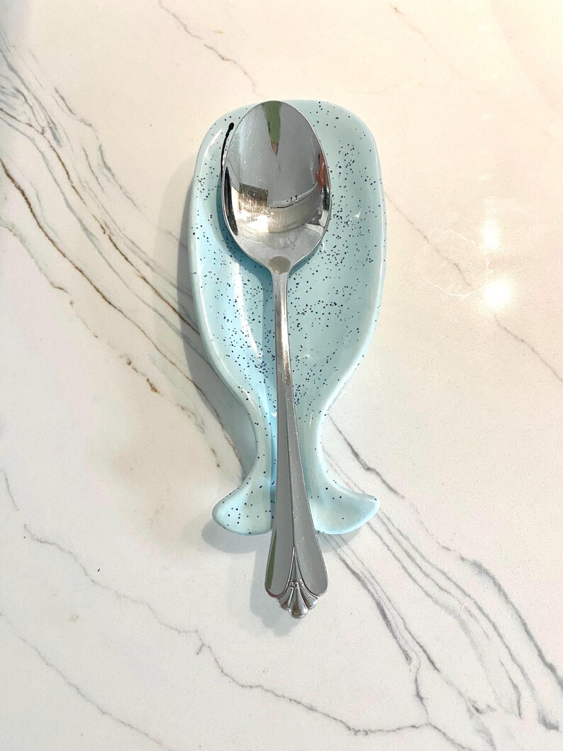 Whale Spoon Rest - Small Coastal Beach House Ceramic Spoon Rest ...