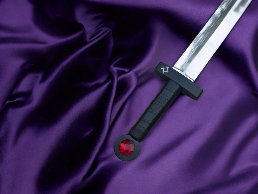 Handcrafted Finn's Scarlet Sword: Adventure Time Replica With Sheath - Etsy
