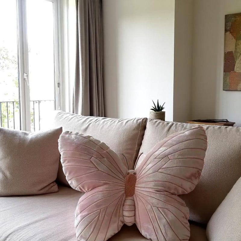 Butterfly Pillow - Etsy