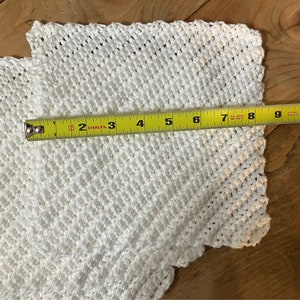 Textured Crochet Dishcloth Dusting Rag Cleaning Rag Wash Rag White ...