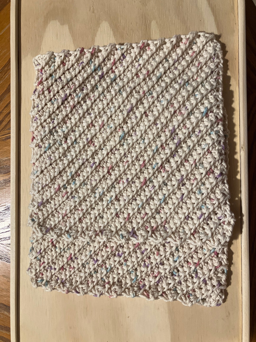 Textured Crochet Dishcloth Dusting Rag Cleaning Rag Wash Rag - Etsy