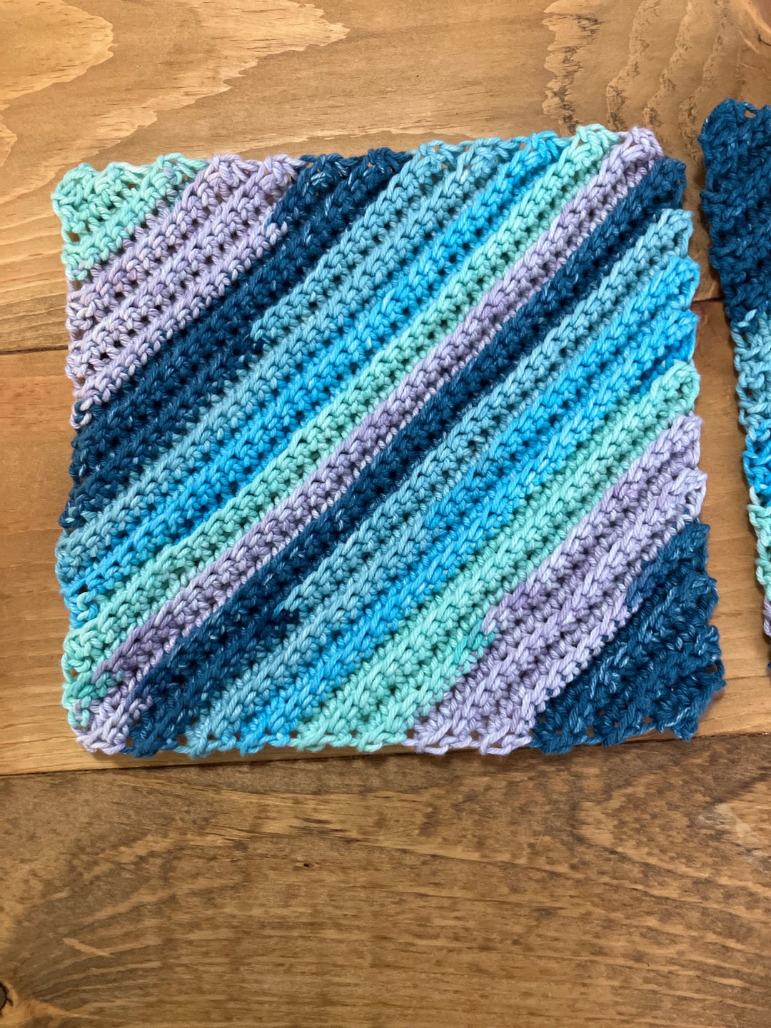 Soft Textured Crochet Dishcloth Dusting Rag Cleaning Rag Wash Rag Doily ...