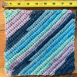 Soft Textured Crochet Dishcloth Dusting Rag Cleaning Rag Wash Rag Doily ...