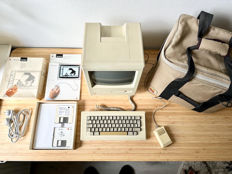1984 Apple Macintosh 128k - Complete Set - Etsy