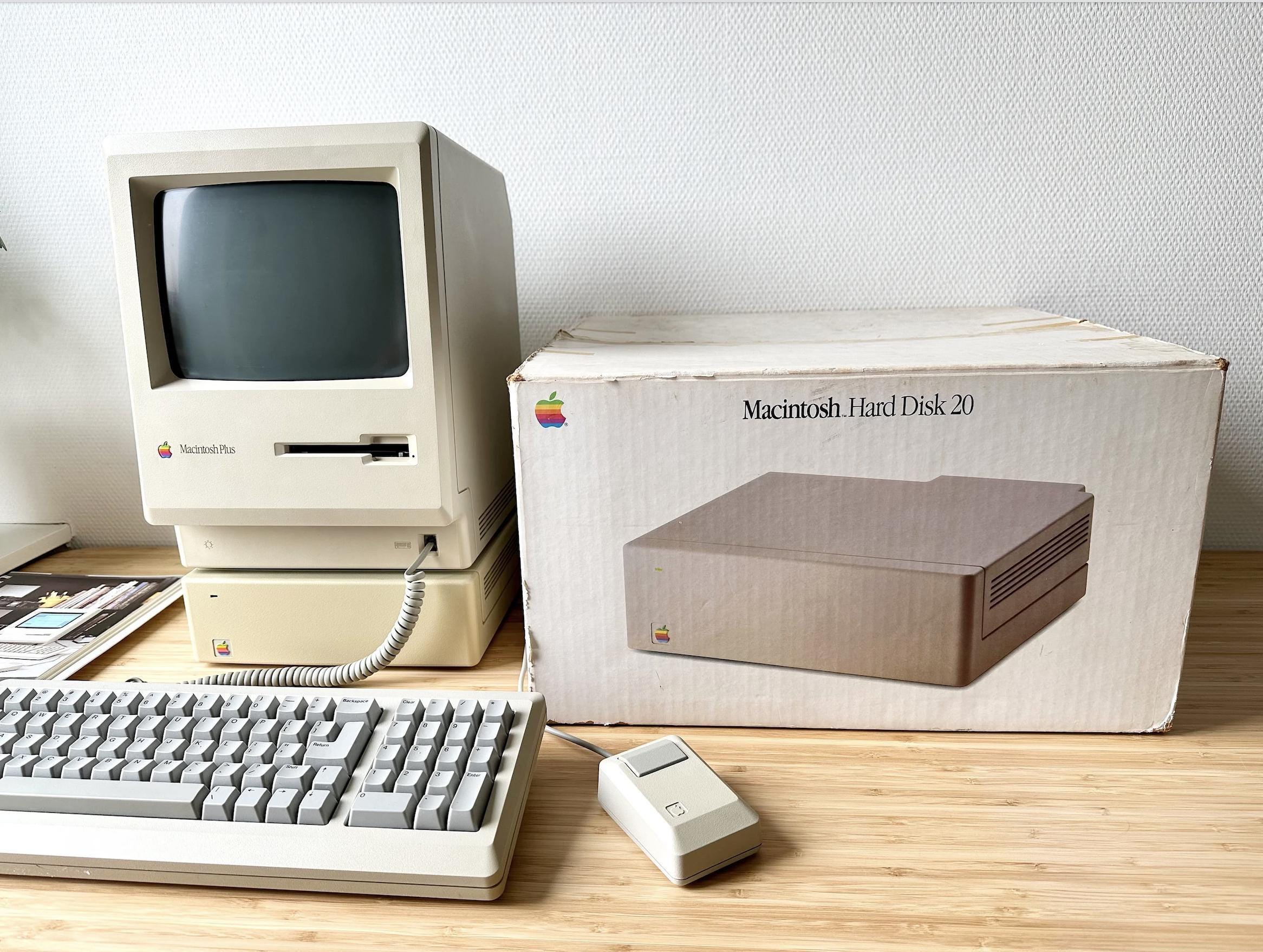 Apple Macintosh Plus With Hard Disk 20 - Etsy