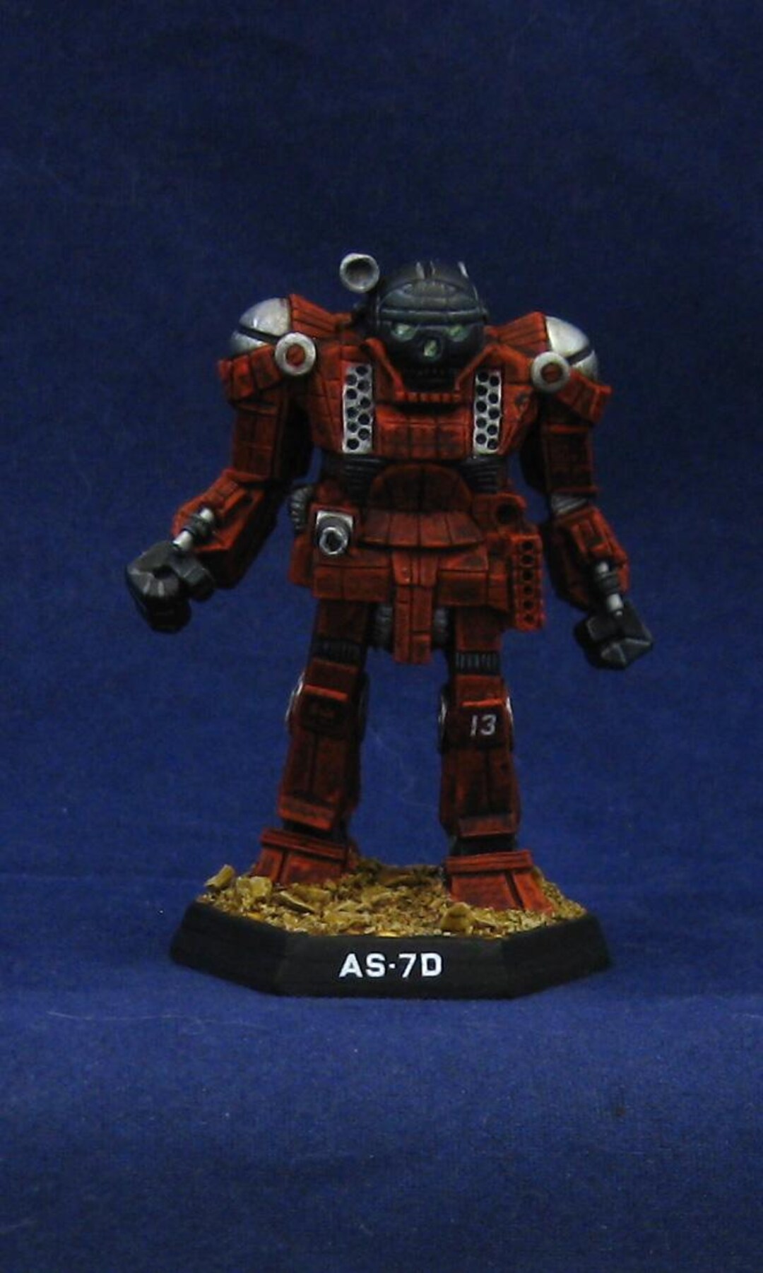 Painted Atlas Assault Mech, FASA Battletech, Ral Partha, 1/285th Scale ...