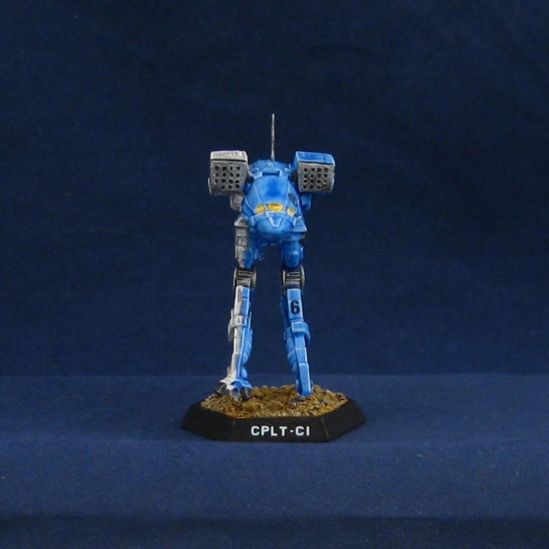 Painted Catapult Heavy Mech, FASA Battletech, Ral Partha, 1/285th Scale ...