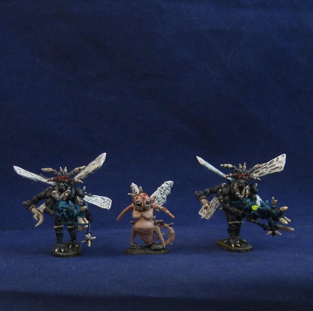 Painted Xiticix Black Faeries, Rifts, RAFM Palladium Books, 28mm Metal ...