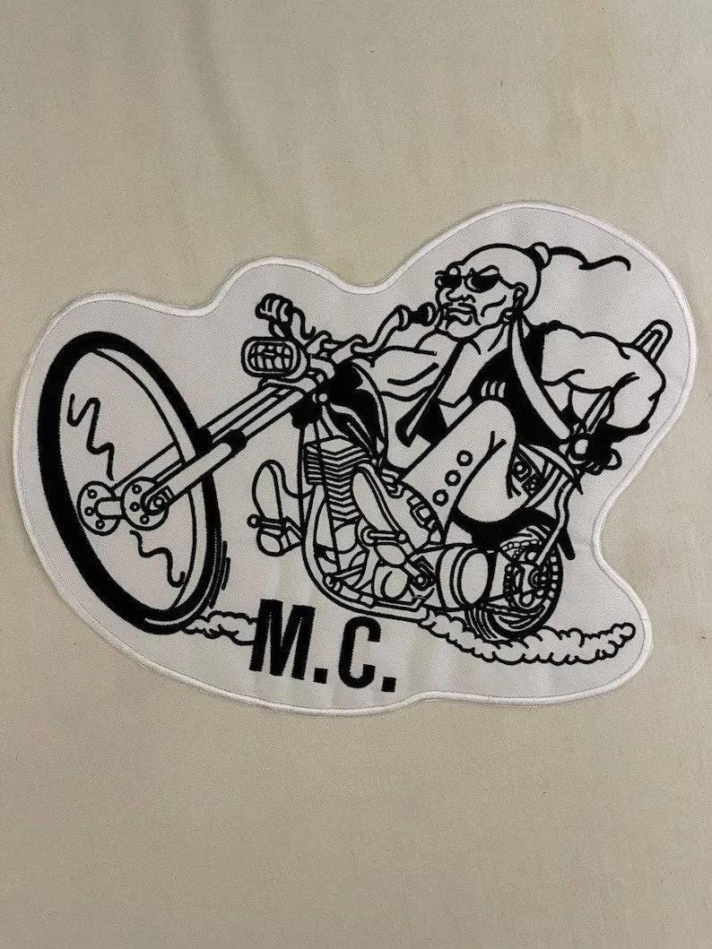 13pcs Embroidered Patch Set – Nomad Biker Style, 1% Symbol, in Memory Theme, Motorcycle Vest ...