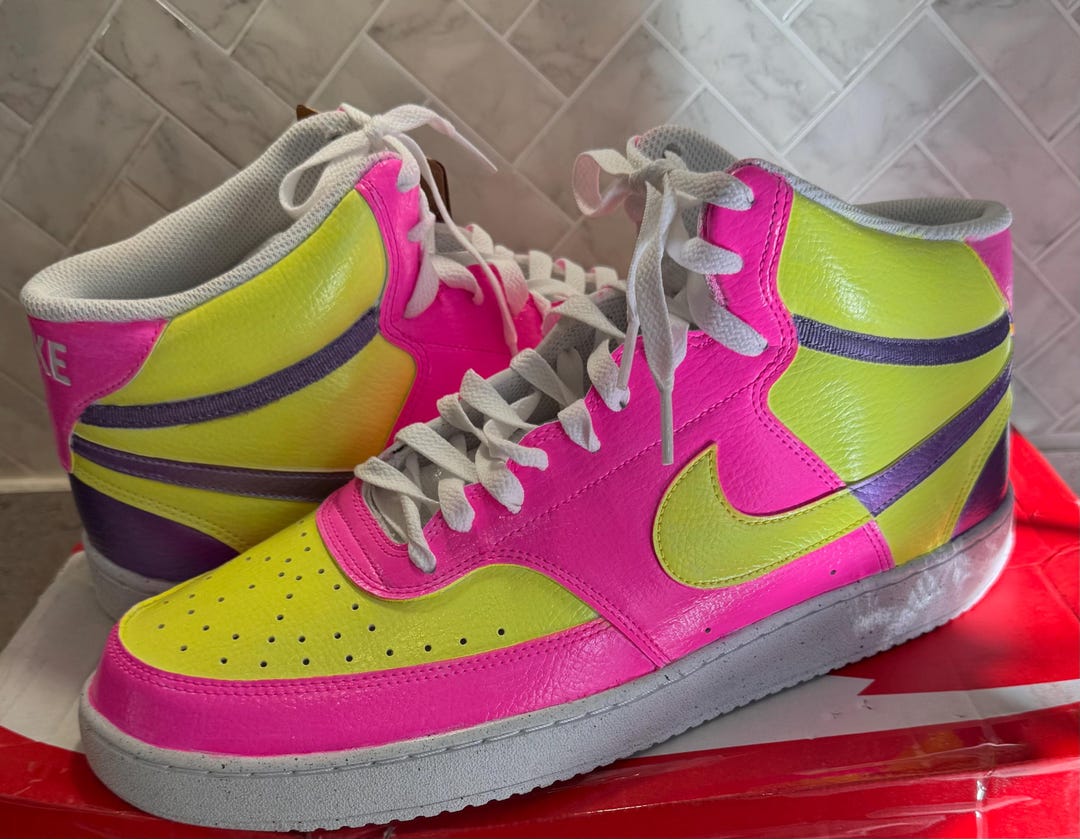 Custom Court Vision High Top - Etsy