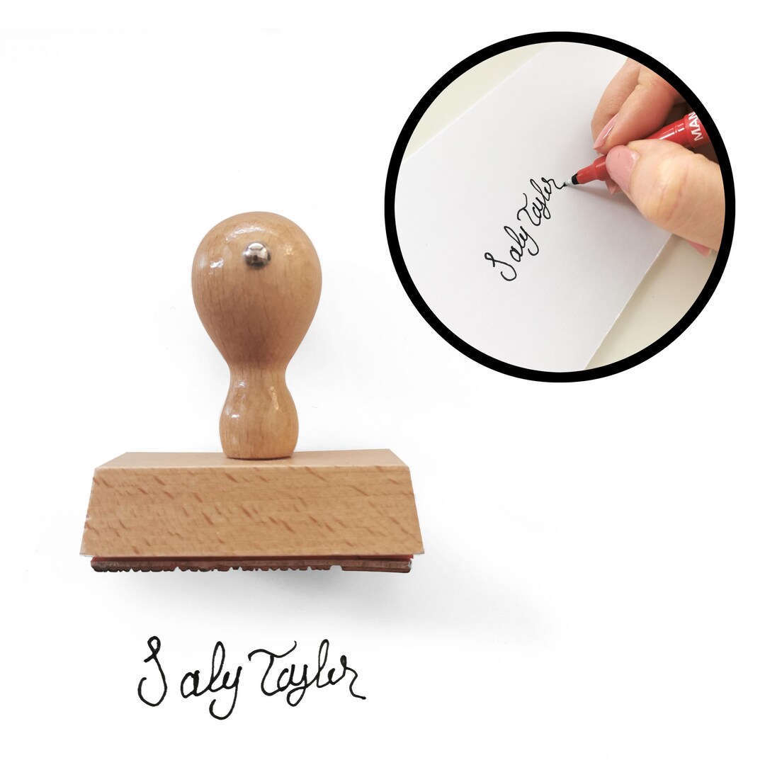 Custom Signature Stamp: Handwriting Logo, Wedding & Office - Etsy