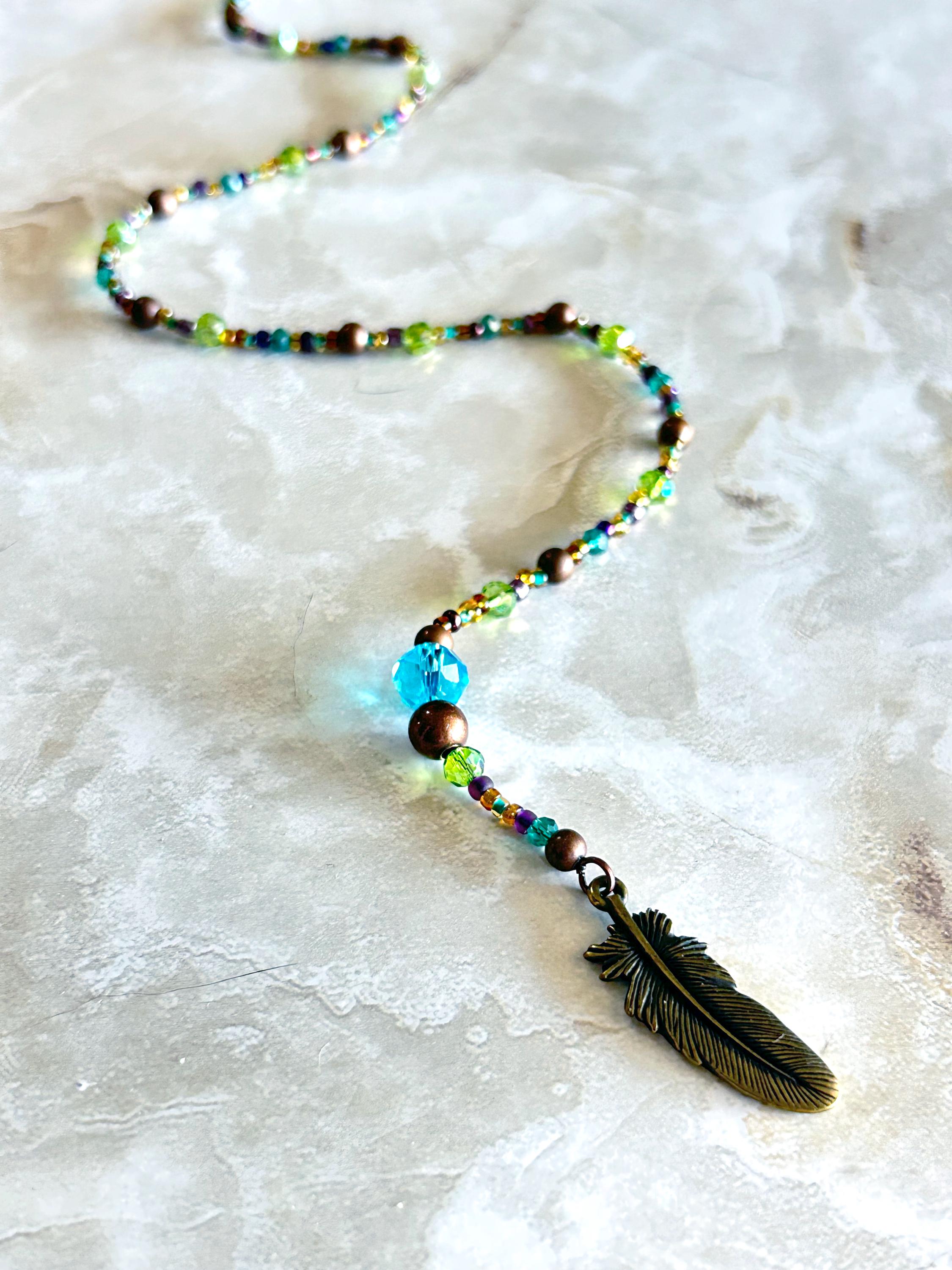 Boho Beaded Hair Clip Crystal Bead Hair Extension Beaded Handmade Hair ...
