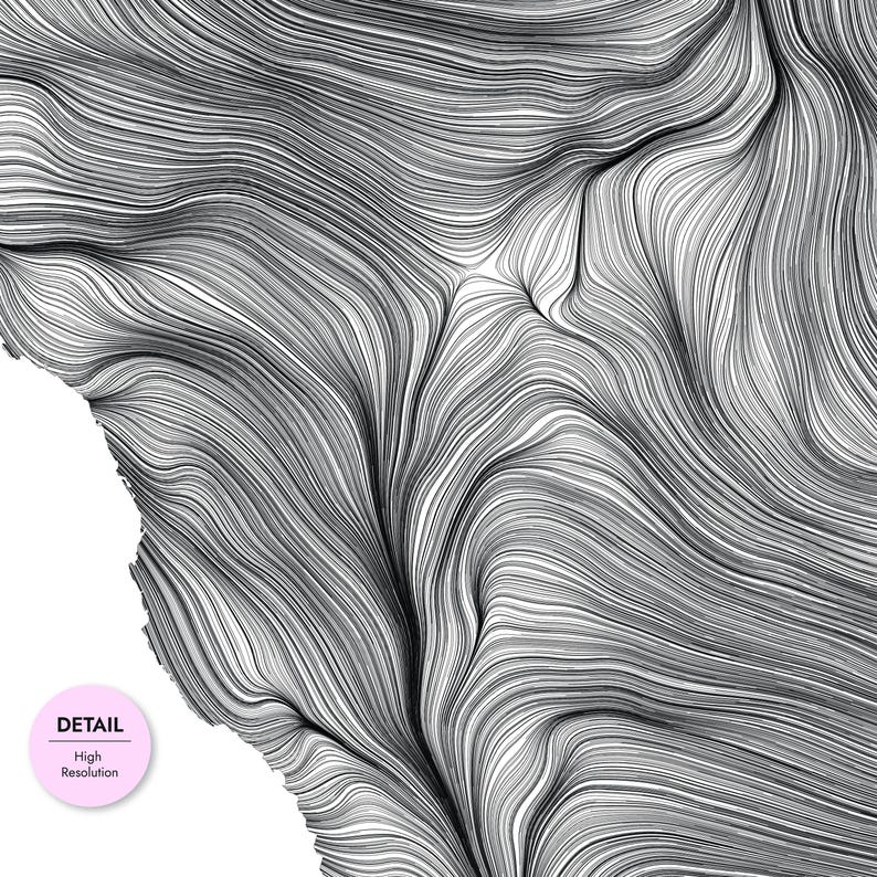 Saudi Arabia Wind Map Art Print: Minimalist Data Visualization (set of ...