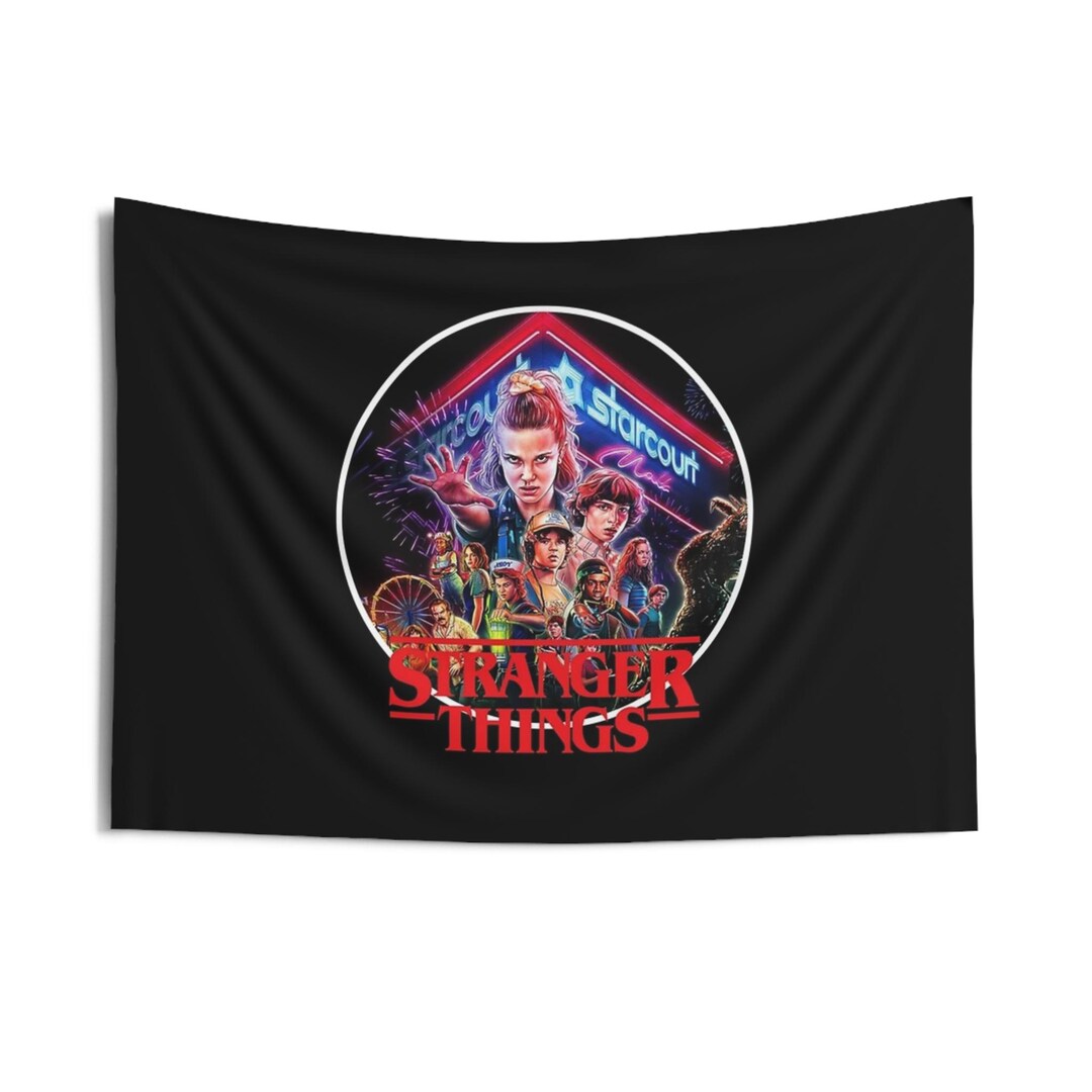 Stranger Things Season Four Indoor Wall Tapestries | Stranger Things ...