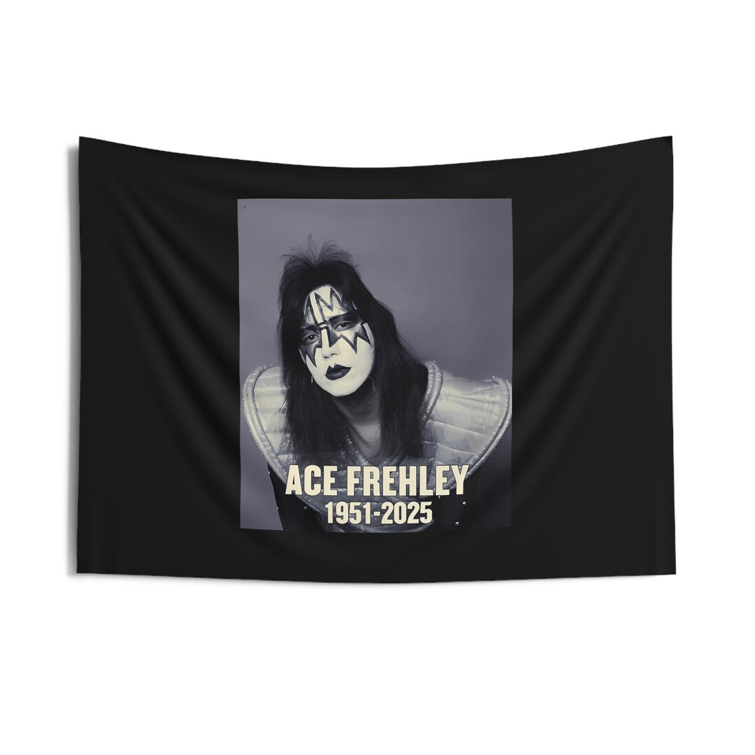 RIP Ace Frehleys 1951-2025 Indoor Wall Tapestries | RIP Ace Frehleys ...