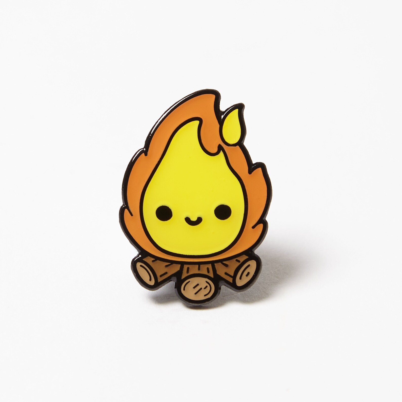 Campfire Enamel Pin Badge - Etsy