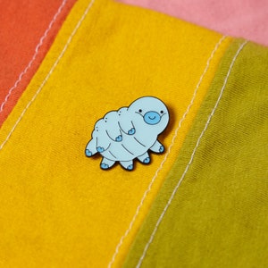 Tardigrade Enamel Pin – Water Bear Brooch – Unique Microbe Pin for ...