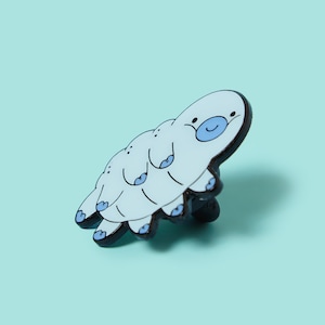 Tardigrade Enamel Pin – Water Bear Brooch – Unique Microbe Pin for ...