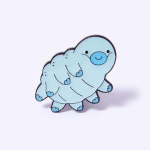 Tardigrade Enamel Pin – Water Bear Brooch – Unique Microbe Pin for ...