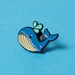Whale Enamel Pin - Etsy