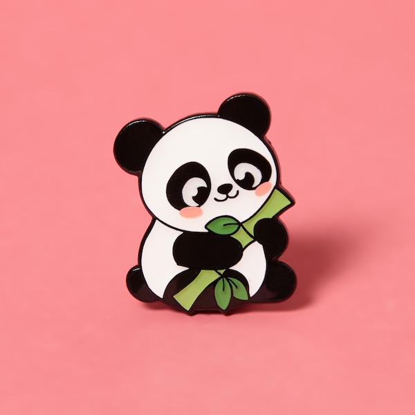 Panda Enamel Pin - Etsy