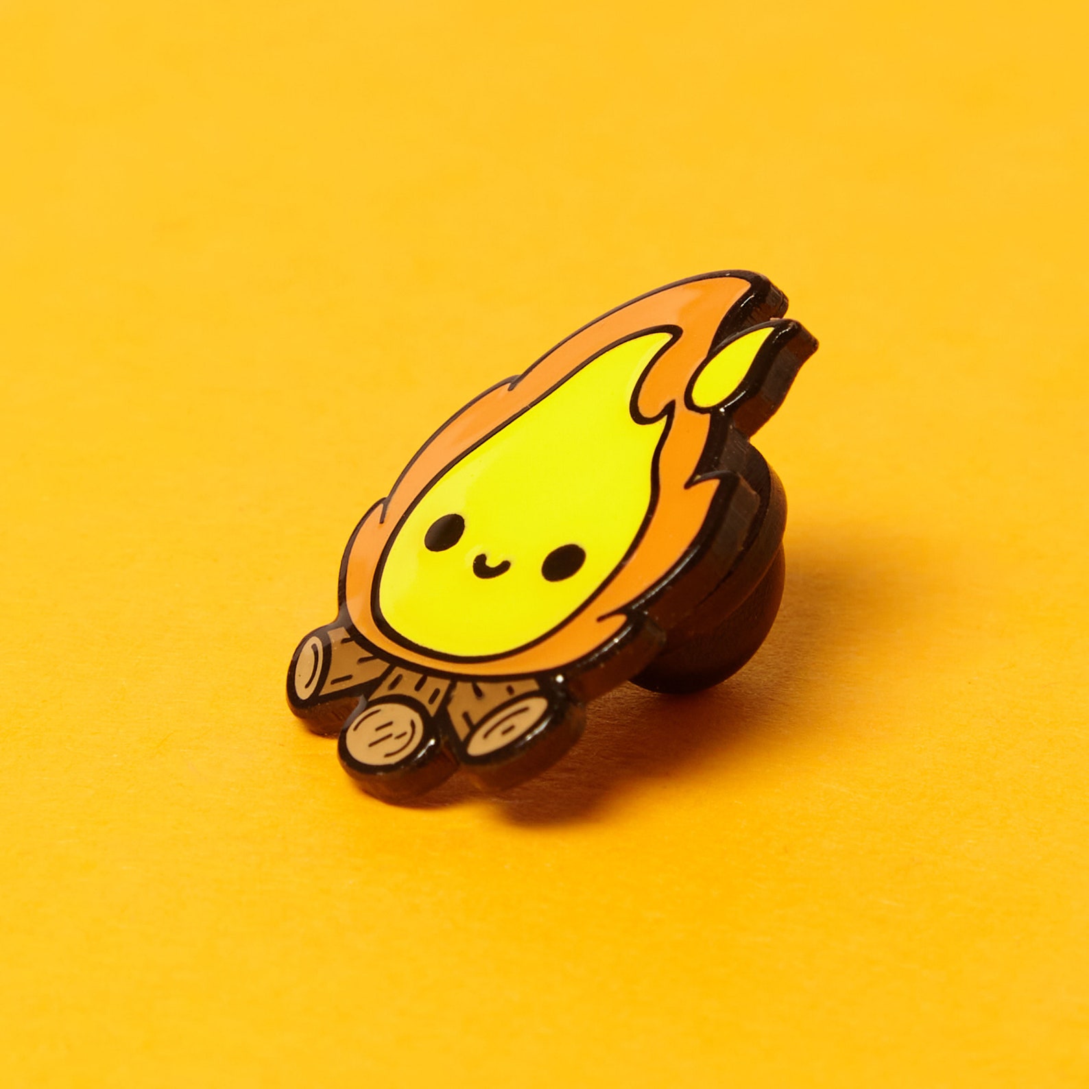Campfire Enamel Pin Badge - Etsy