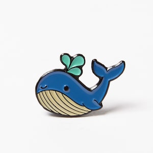 Whale Enamel Pin - Etsy