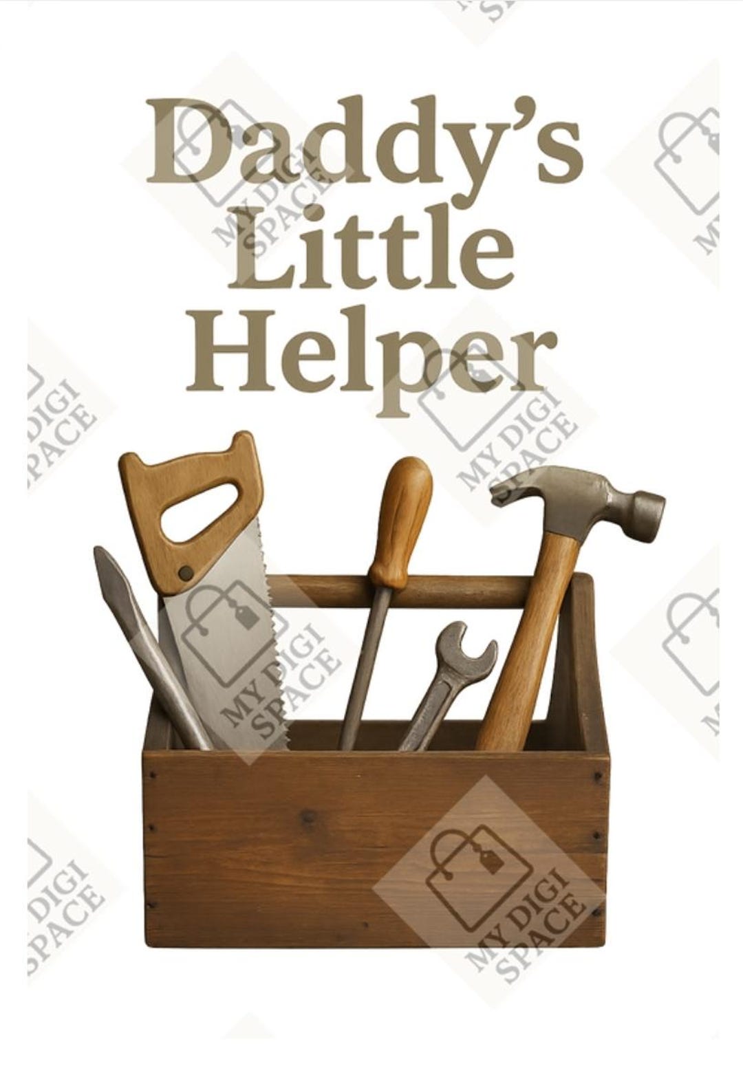 Daddys Little Helper Toolbox Fathers Day Png - Etsy